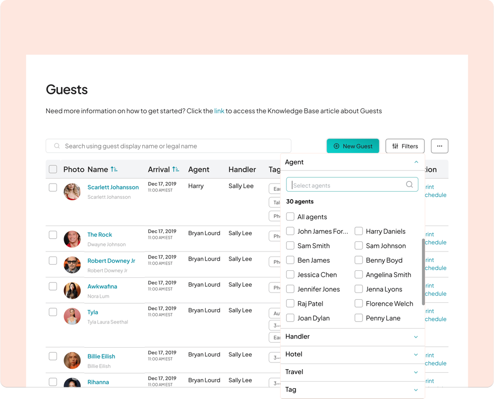 Eventeny's Program Management