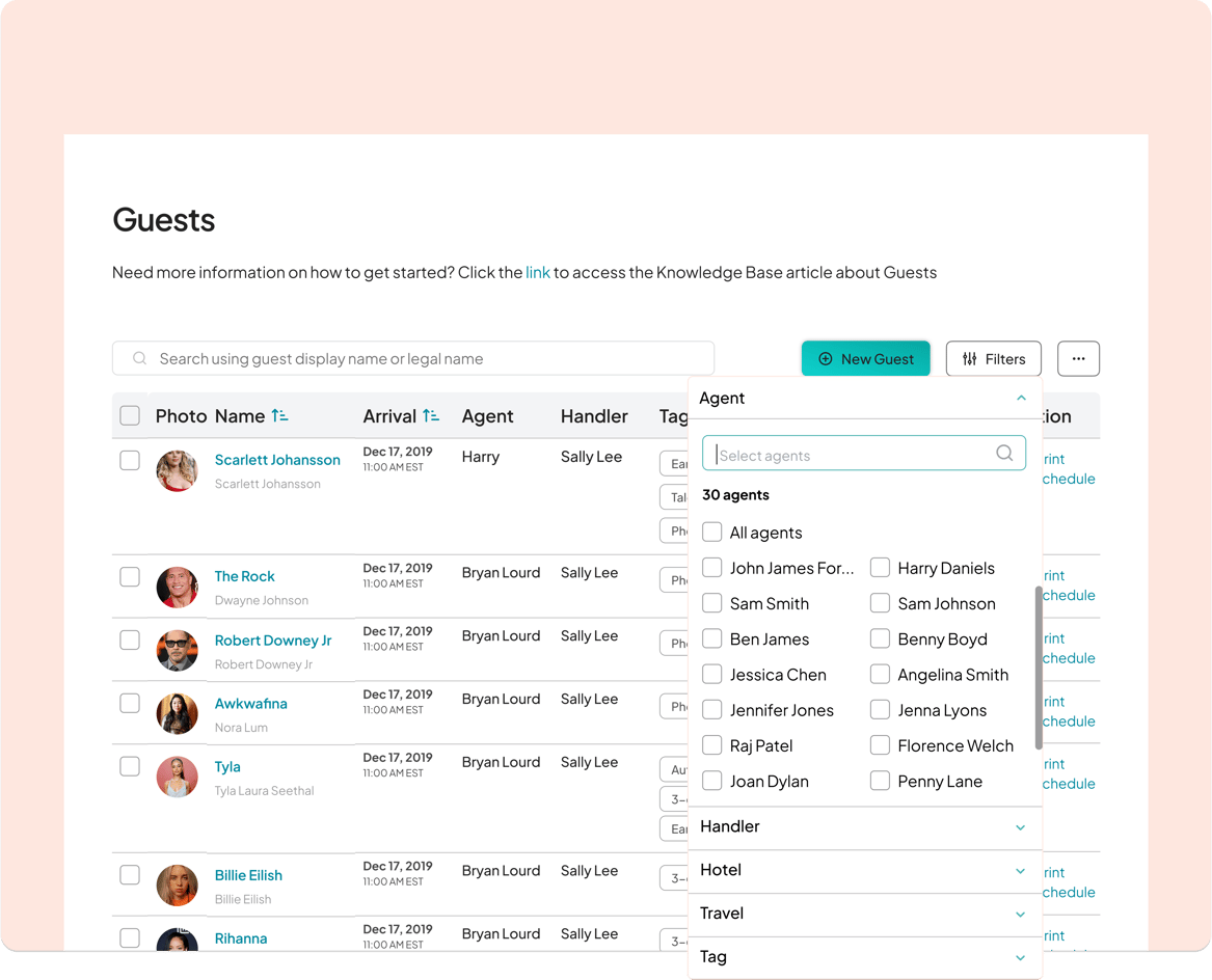 Eventeny's Program Management